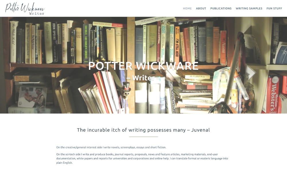 Potter Wickware - Smart Monkey Web Works