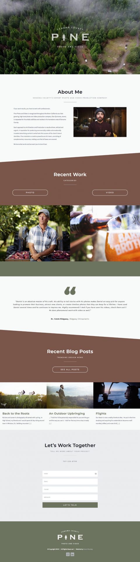 Pine Photo & Video - Smart Monkey Web Works