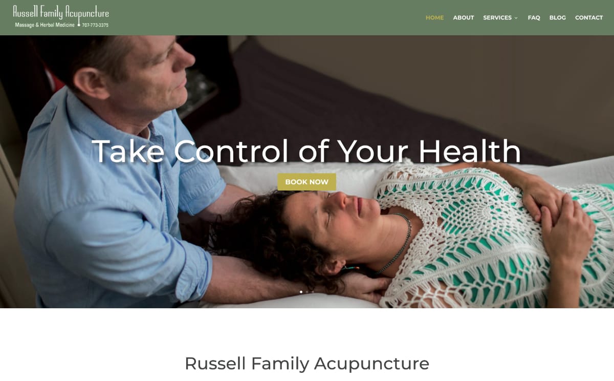 Russell Family Acupuncture - Smart Monkey Web Works
